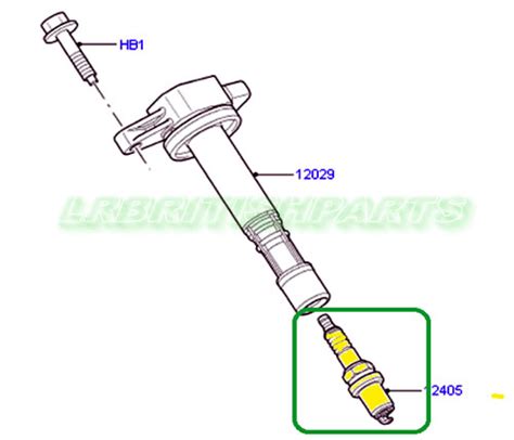 GENUINE LAND ROVER SPARK PLUG RANGE ROVER 06-09 LR3 RANGE ROVER SPORT ...