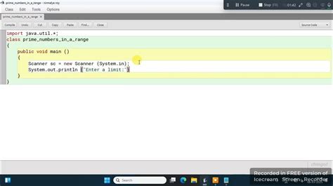 Find All Prime Numbers In A Java Range Fast Youtube