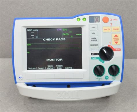 Zoll R Series Als Defibrillator Monitor W Co2 3 Lead Ecg Nibp