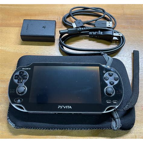 Sony Psvita Pch 1007 Psv 主機黑） 4g記憶卡 蝦皮購物