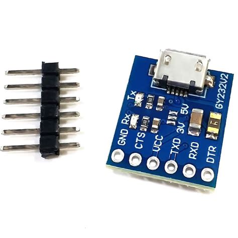 ماژول مبدل Usb به Ttl با تراشه Cp2102 با پورت Micro Usb بهنام رباتیک