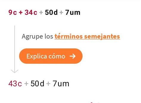 ¿cuánto Resulta La Suma De 9 C 34 C 50 D 7 Um Brainly Lat