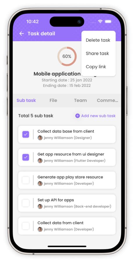 Task Organizer Task Management App Planning App Task Planner App