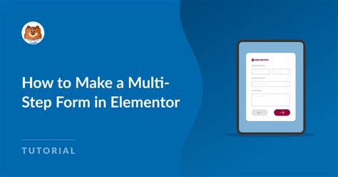 How To Make A Multi Step Form In Elementor 5 Easy Steps