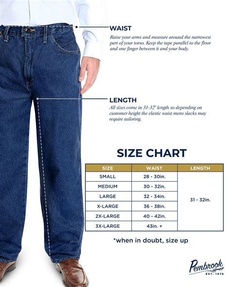 Pembrook Mens Elastic Waist Pants For Seniors Adaptive Mens Pants Fo