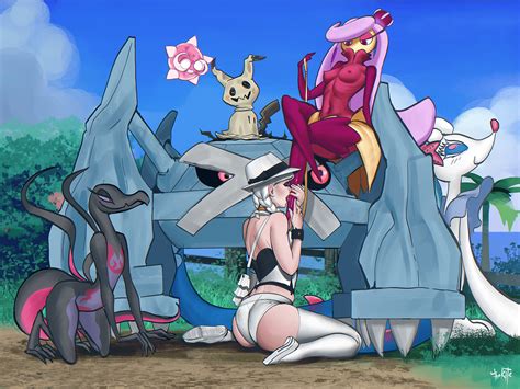 Ultra Moon Team Sketch By Thekite Hentai Foundry