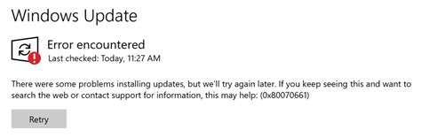 WSL Update Error Code 0x80070661 SOLVED