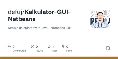 Github Defujkalkulator Gui Netbeans Simple Calculator With Java