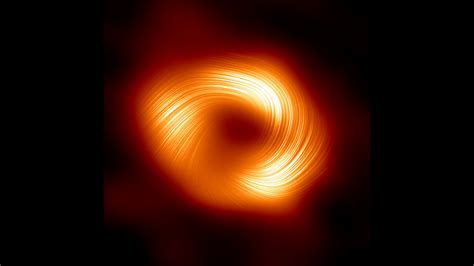 Check Out The Magnetic Fields Around Our Galaxys Central Black Hole