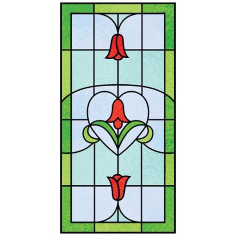 Stained Glass Window Film Art Nouveau Patterns Art Nouveau Pattern Stained Glass Window
