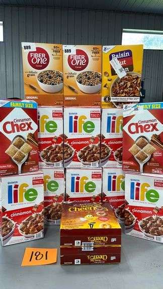 Misc Lot Of Assorted Cereals See Photos Earls Auction Company