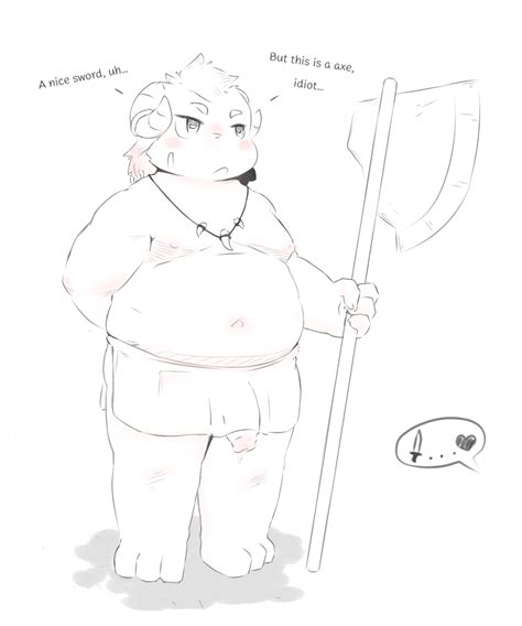 Rule 34 Anthro Axe Bodily Fluids Bovid Bovid Horn Bulge Caprine