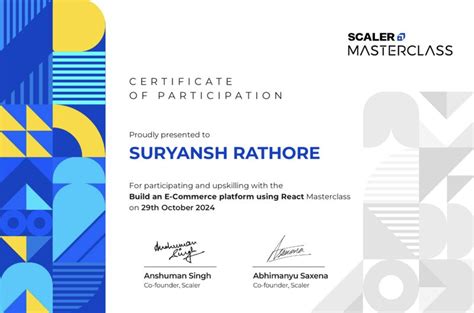 Suryansh Rathore On Linkedin React Scaler Ecommerce Webdevelopment
