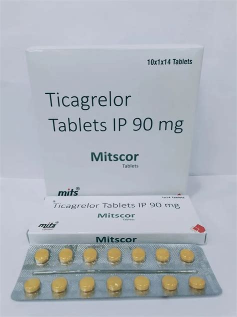 Ticagrelor 90 Mg Grade Standard Medicine Grade Packaging Size 10x1x14 At Rs 5200 Box In