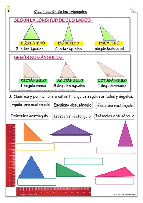 Ejercicio de Polígonos y clasificación de triángulos Clasificacion de