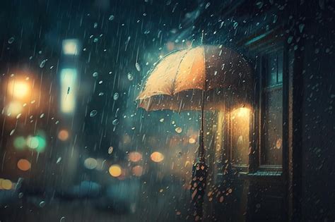 Premium Photo Abstract Raining Bokeh Background