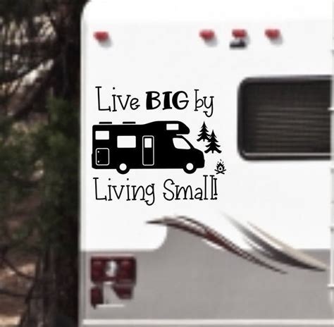 Camper Decal Rv Decal Camper Decor Happy Camper Full Time Rver
