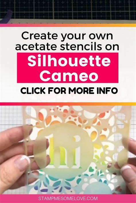 How To Create A Reusable Stencil With Your Silhouette Cameo Artofit