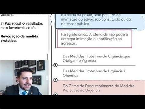 Medidas Protetivas Na Lei Maria Da Penha YouTube