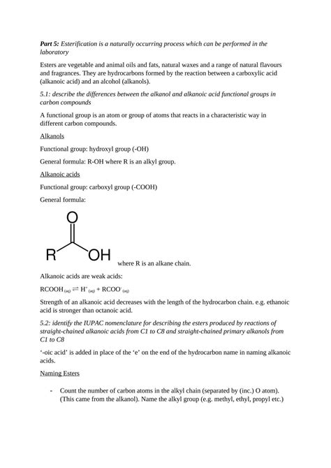 summarised chemistry notes chemistry year 12 hsc thinkswap