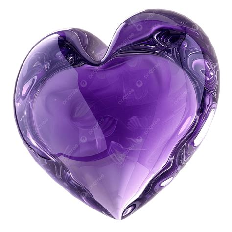 Lila Herz Auszeichnung Clipart