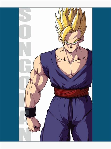 Son Gohan Super Saiyan Dragon Ball Super Super Hero Poster