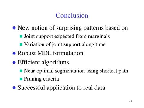 Ppt Mining Surprising Patterns Using Temporal Description Length