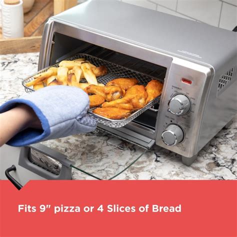 Blackdecker 4 Slice Crisp N Bake Air Fry Toaster Oven To1787ss 5