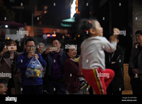 5 Year Old Girl Lan Jingyi Leading A Group Of Square Dancers Dances On