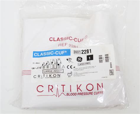 NEW GE Critikon Adult Blood Pressure Cuffs Cm Soft Cuf Lot Of SocoTek LLC