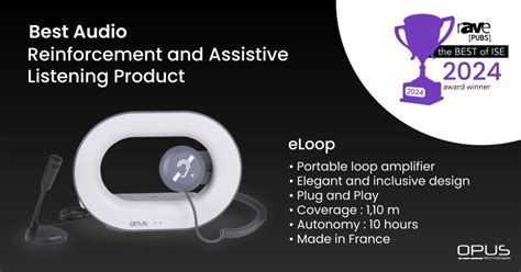 💡 Meet The Eloop Opus Technologies Portable Loop System Each Time You