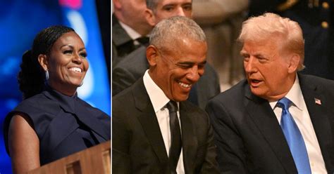 Michelle Obama Snubs Trump A Week After Barack And Donald Laughed It Up