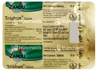 Zandu Trishun Tablet 10 - Uses, Side Effects, Dosage, Price | Truemeds