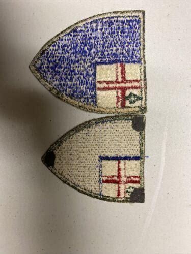 H0734 Original Ww2 Us Army 11th Corps Shoulder Patches Ir45a 3916240775