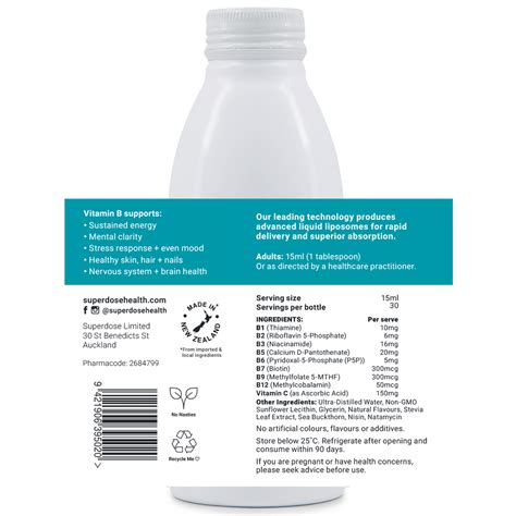 Buy Superdose Liposomal Activated B Complex