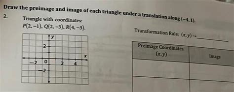 [answered] Draw The Preimage And Image Of Each Triangle Under A Kunduz