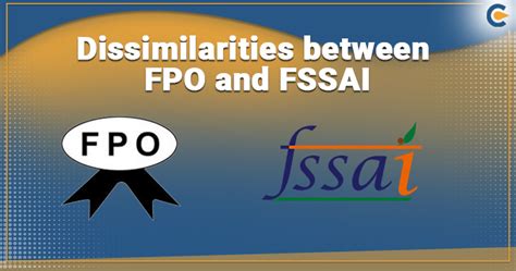 What Is The Difference Between FPO And FSSAI Enterslice 49 OFF