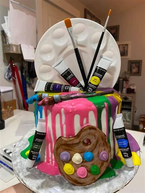 Art Inspired Cake At Kara Ward Blog