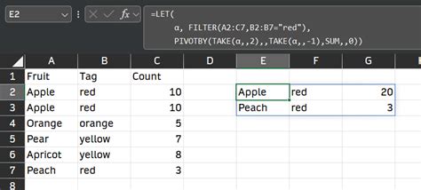 Excel：如何求和聚合“过滤”函数的结果 Coding