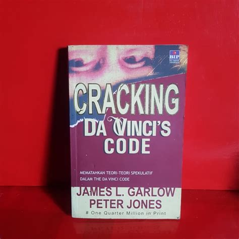 Jual BUKU CRACKING DA VINCIS CODE JAMES L GARLOW PETER JONES Shopee