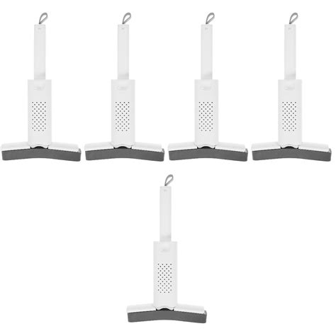 5 Sets Portable Mop Self Squeeze Mop Desktop Mop With Replaceable Mop