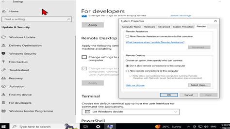 How To Disable Remote Desktop In Windows 10 Youtube