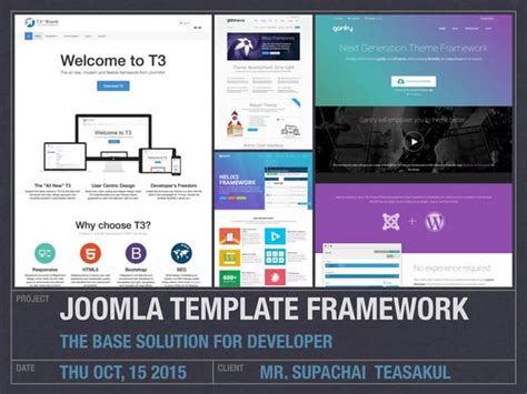 Joomla Template Framework Pdf