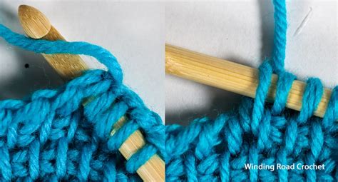 How To Increase And Decrease In Tunisian Crochet Winding Road Crochet