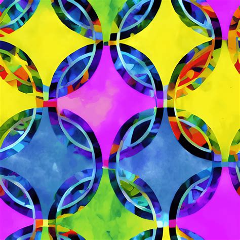 Colorful Circle Pattern · Creative Fabrica