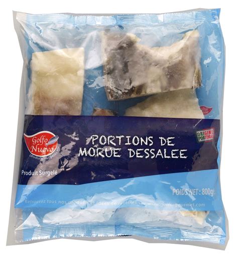 Portions De Morue Dessalée ⋆ Produits Surgelés Golfo Gourmet