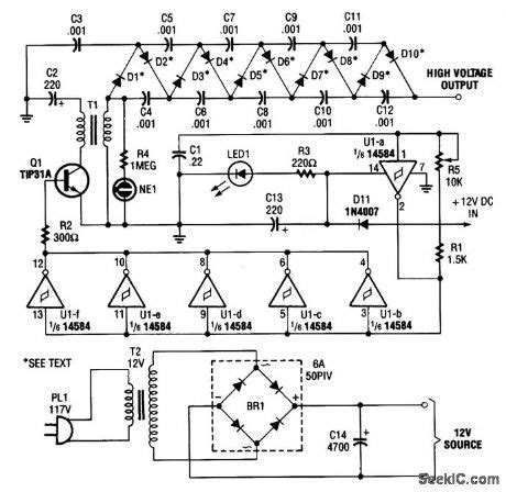 HIGH VOLTAGE Dc GENERATOR Signal Processing Circuit Diagram SeekIC Com