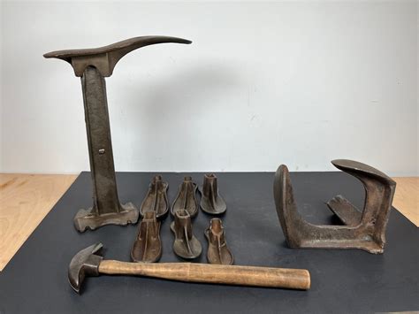 Antique Cobblers Tools Set 10 Pieces Etsy