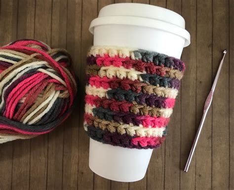 Crochet Coffee Cup Cozy Tea Cup Cozy Iced Coffee Cup Cozy Reusable