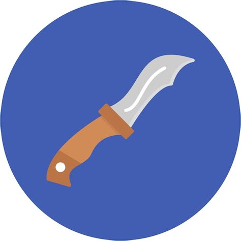 Premium Vector Wild Knife Vector Illustration Style